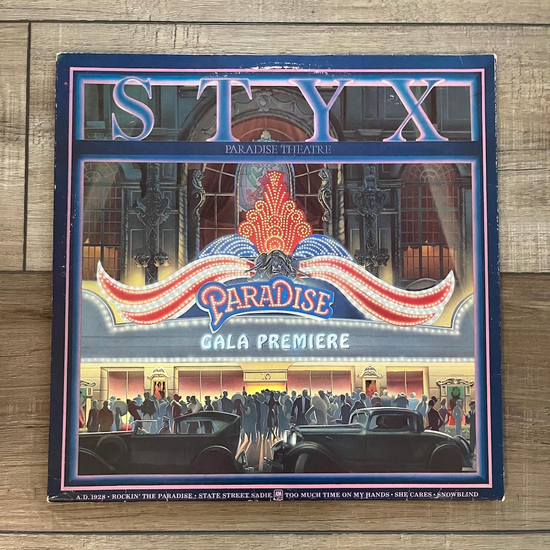 Styx Paradise Theatre Album, 1981 Styx Album, Styx Vinyl, Styx Record ...