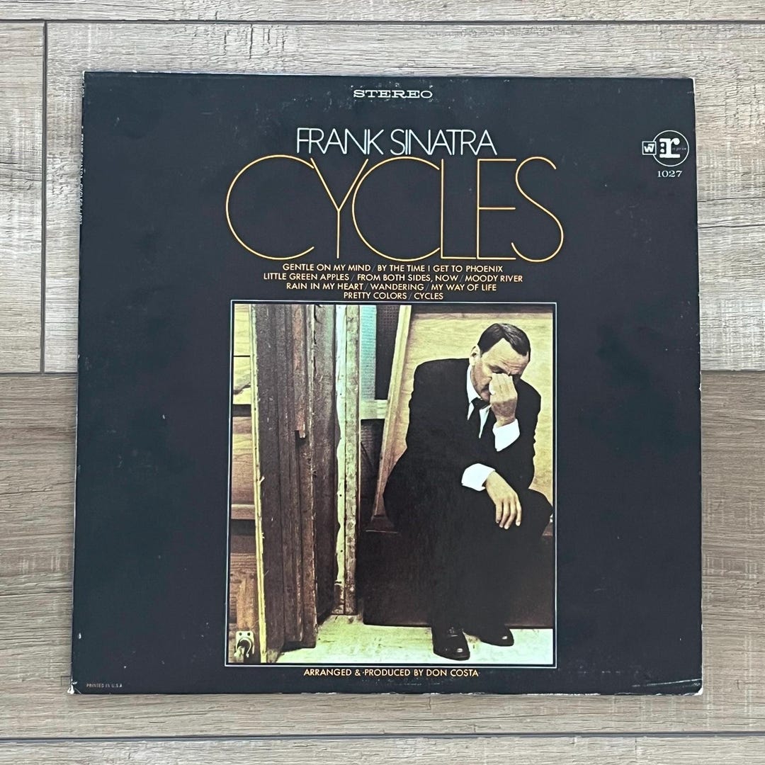 Frank Sinatra Cycles Album, 1968 Frank Sinatra Album, Frank Sinatra ...