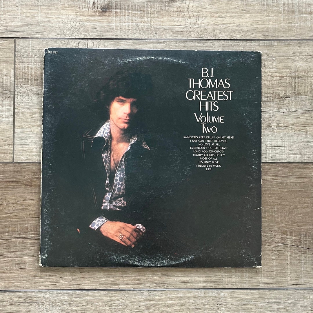 B. J. Thomas Greatest Hits Volume Two Album, 1971 Compilation Album, BJ ...