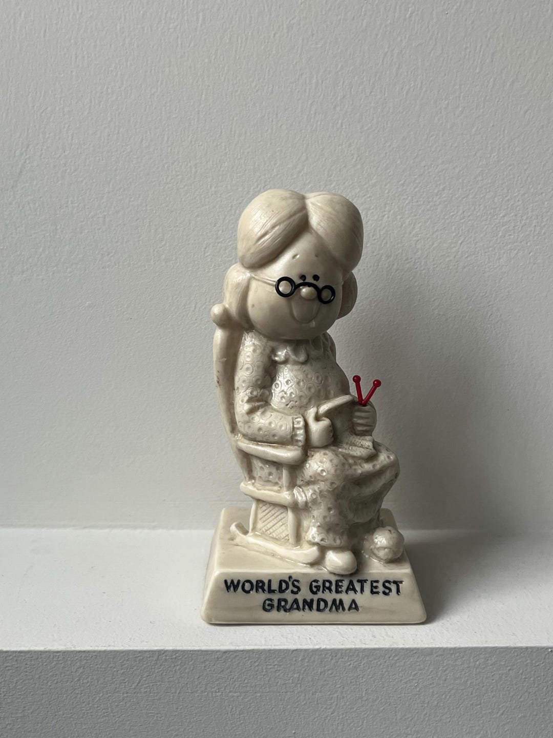 Vintage Grandma Statue, 1970 R&W Berries Co’s Grandma Figurine, Resin ...