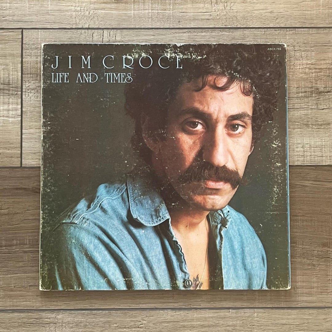 Jim Croce Life and Times Album, 1973 Jim Croce Record, 70s Music ...