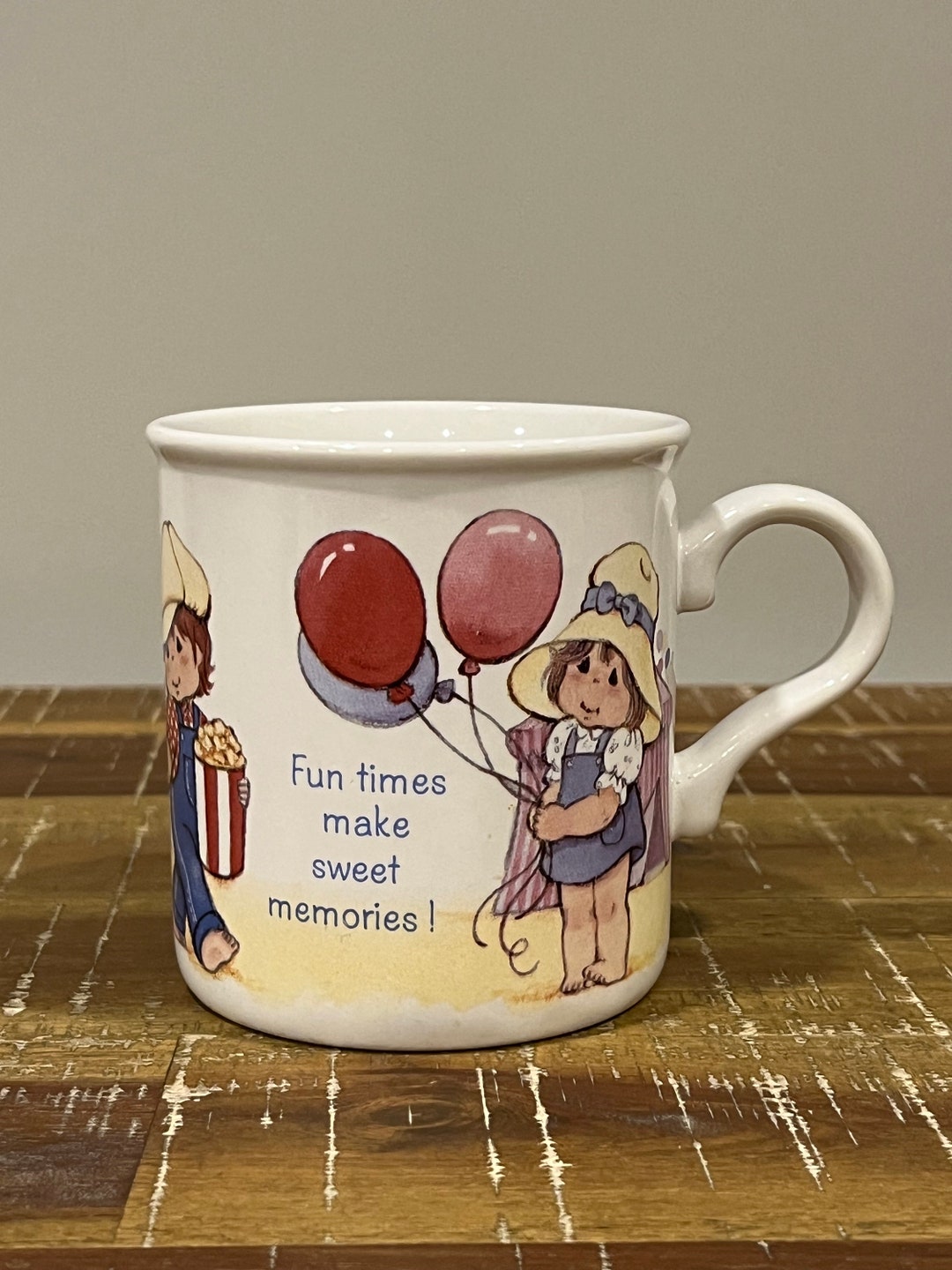 80s Friendship Mug, 1985 Sweet Me Mug, Fun Times Make Great Memories ...