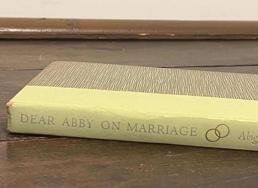 Vintage Dear Abby on Marriage - 1962 Book by Abigail Van Buren ...