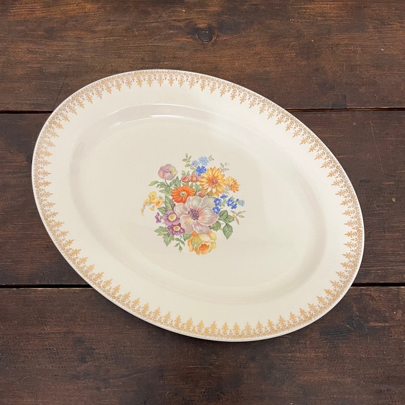 Edwin M Knowles Platter - Etsy