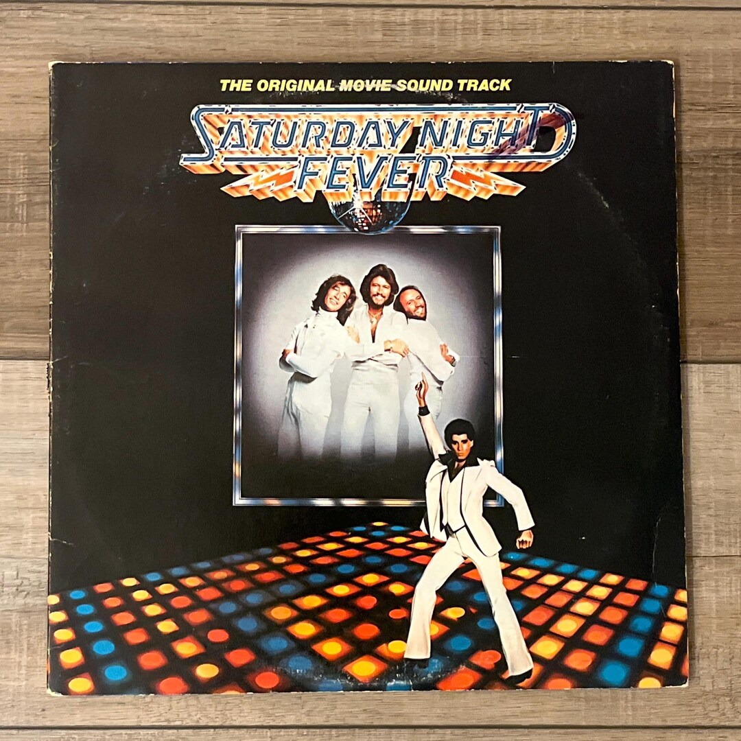 Saturday Night Fever Album, 1977 Movie Soundtrack, 70s Record, John Travolta, Bee Gees, Disco ...