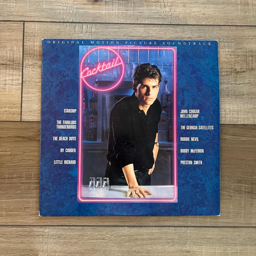 Cocktail Motion Picture Soundtrack Album, 1988 Cocktail Album, Cocktail ...