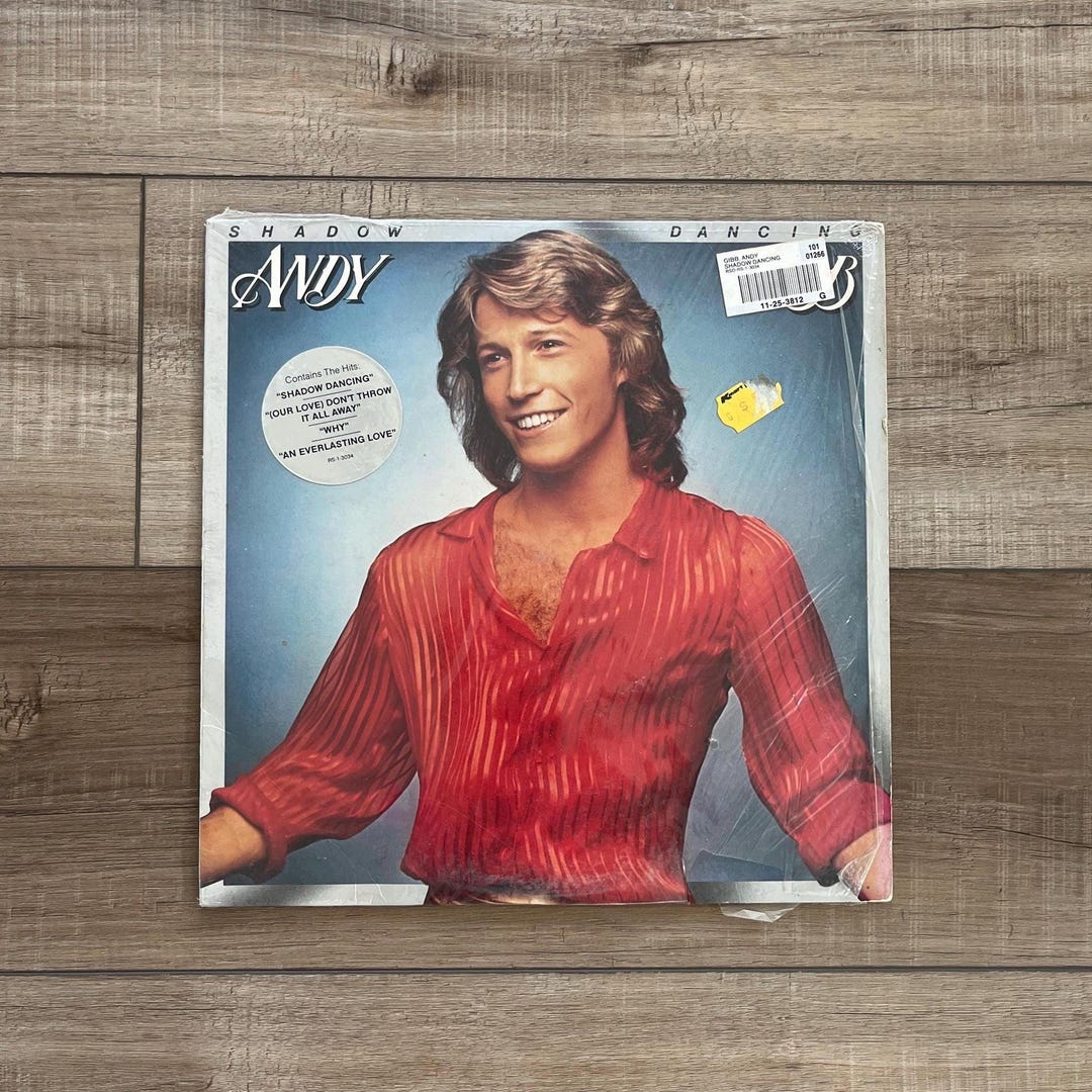 Andy Gibb Shadow Dancing Album, 1978 Andy Gibb Album, Andy Gibb Vinyl ...