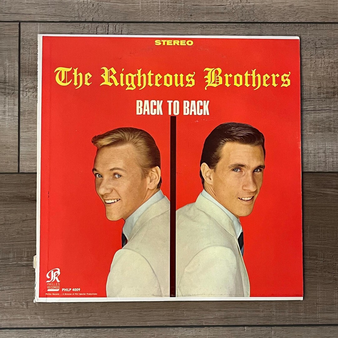 The Righteous Brothers Back to Back Album, 1965 Righteous Brothers ...