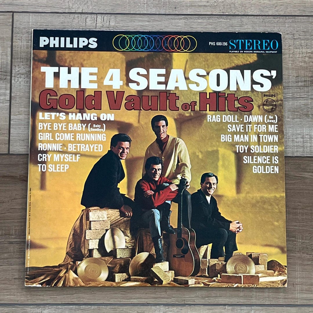 The 4 Seasons Gold Vault of Hits Album, the Four Seasons Greatest Hits ...