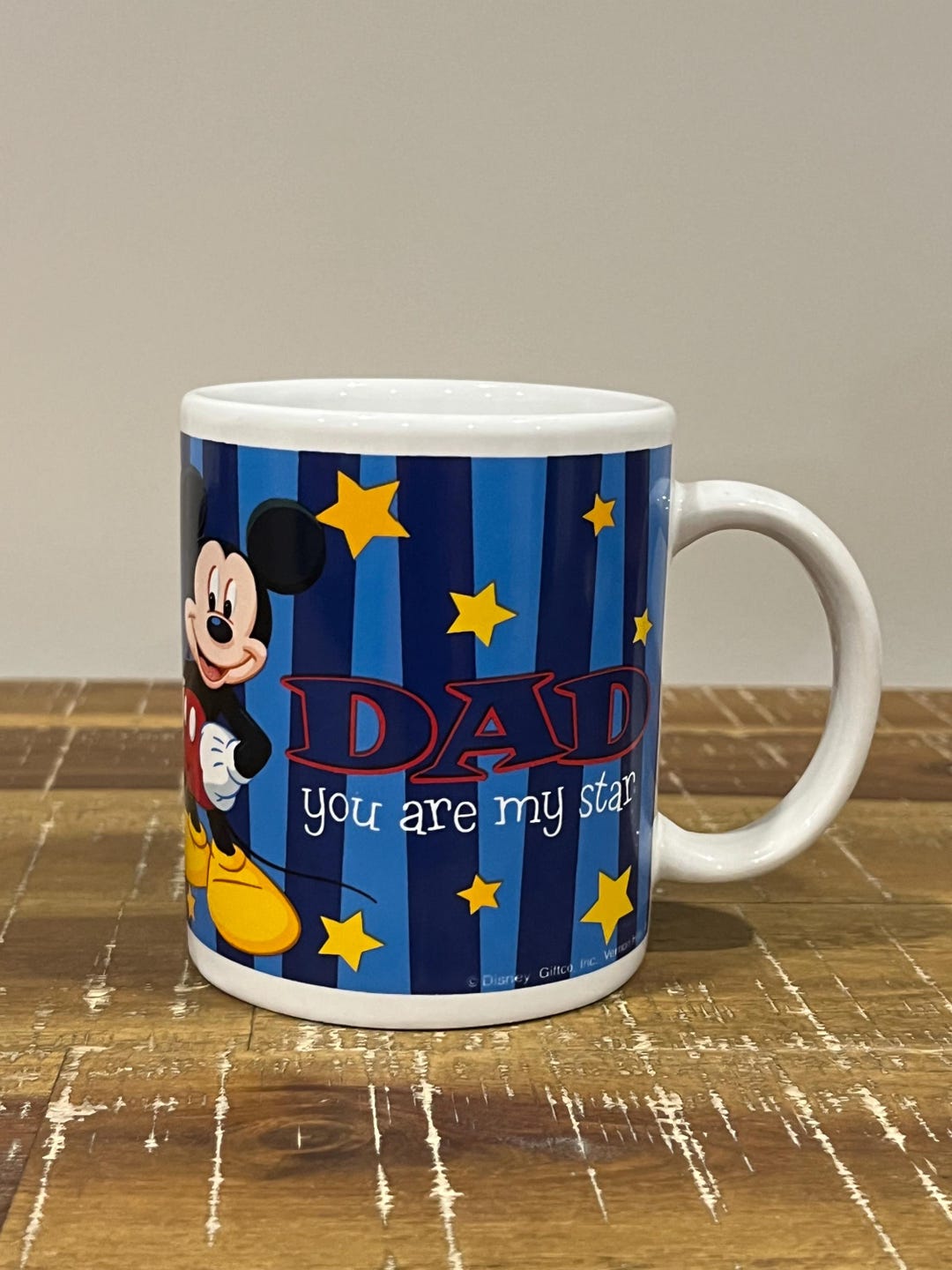 Vintage Dad Mug, Mickey Mouse Dad You Are My Star Mug, Giftco Dad Mug ...