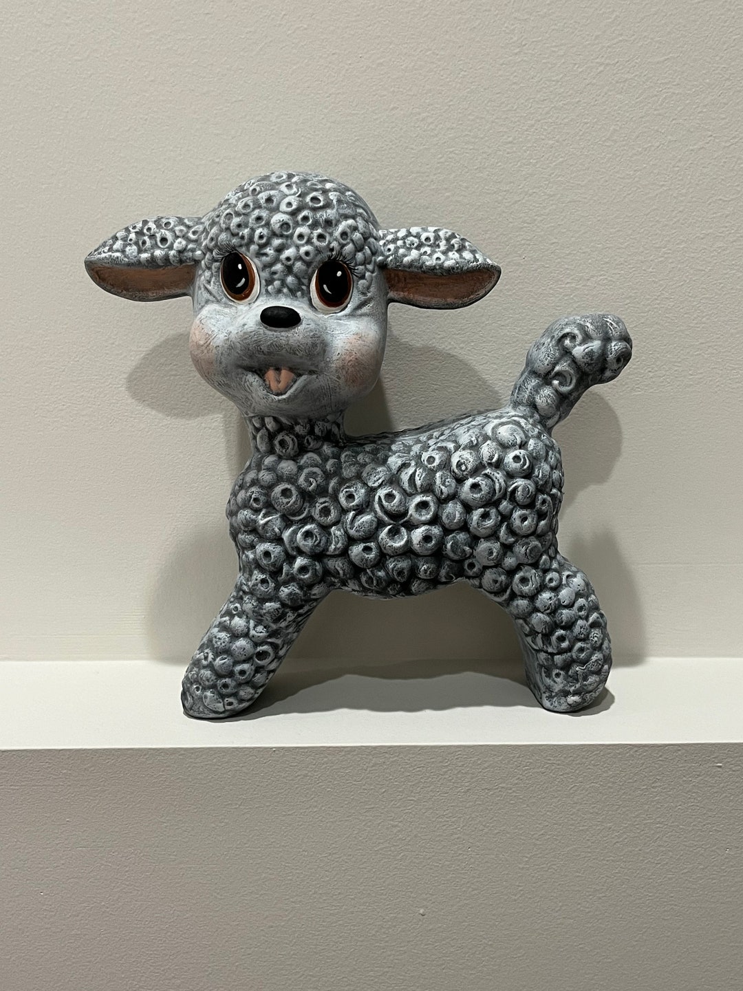 Vintage Lamb Statue, 1990 Lamb Statue, Vintage Pottery, Baby’s Room ...