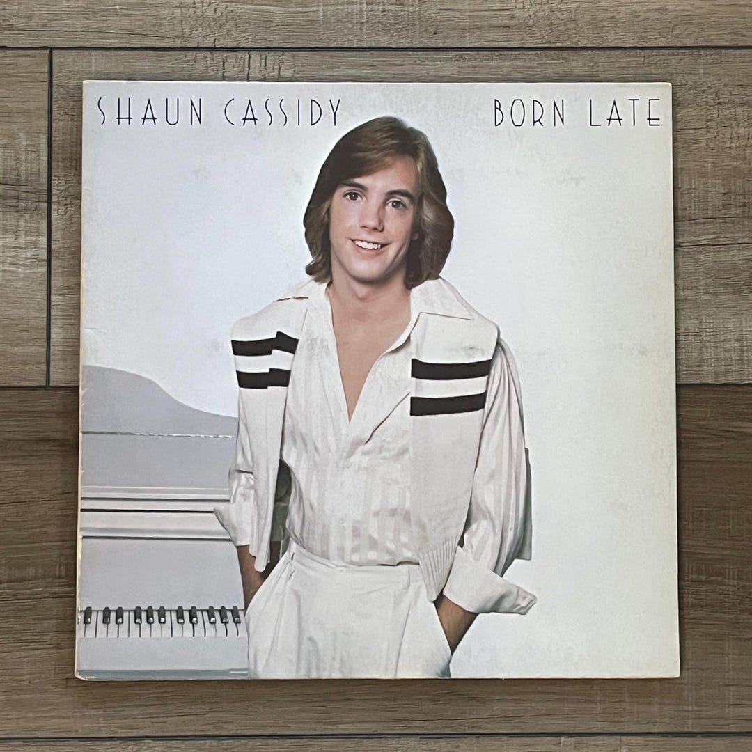 Shaun Cassidy 'born Late' Vinyl Album, 1977, Hey Deanie - Etsy