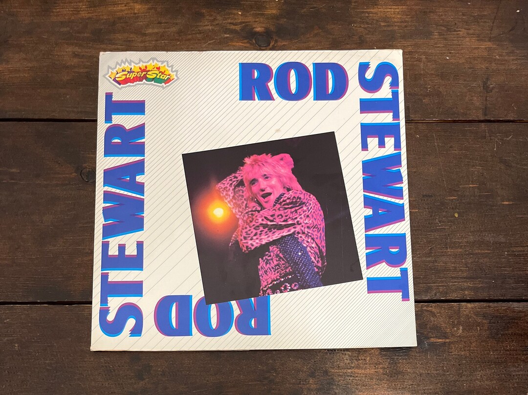 Rod Stewart Super Star Album, Printed in Italy, Rod Stewart Greatest ...