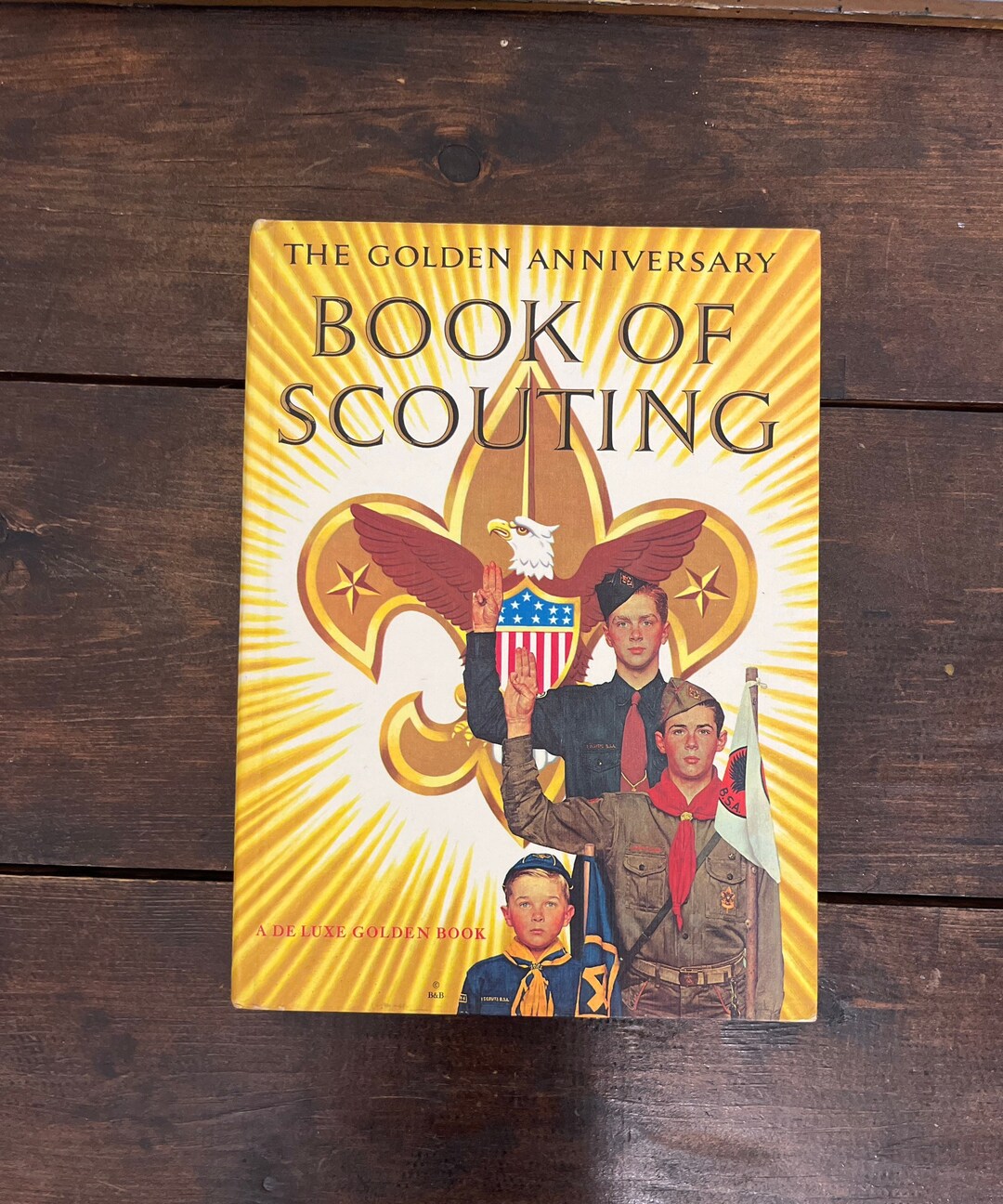 1959 Book of Scouting the Golden Anniversary, Vintage Boy Scouts Book ...