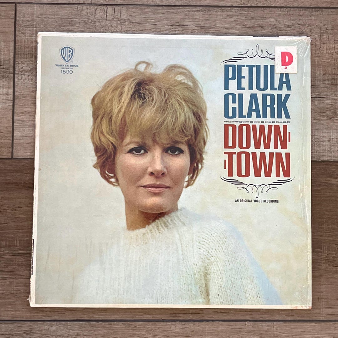 Petula Clark Downtown Album, 1965 Petula Clark Album, Petula Clark Vinyl, 60s Music, Petula ...