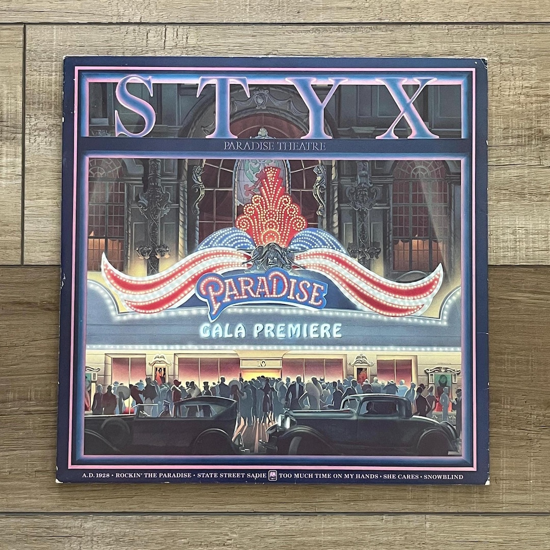 Styx Paradise Theatre Album, 1981 Styx Album, Styx Vinyl, Styx Record ...