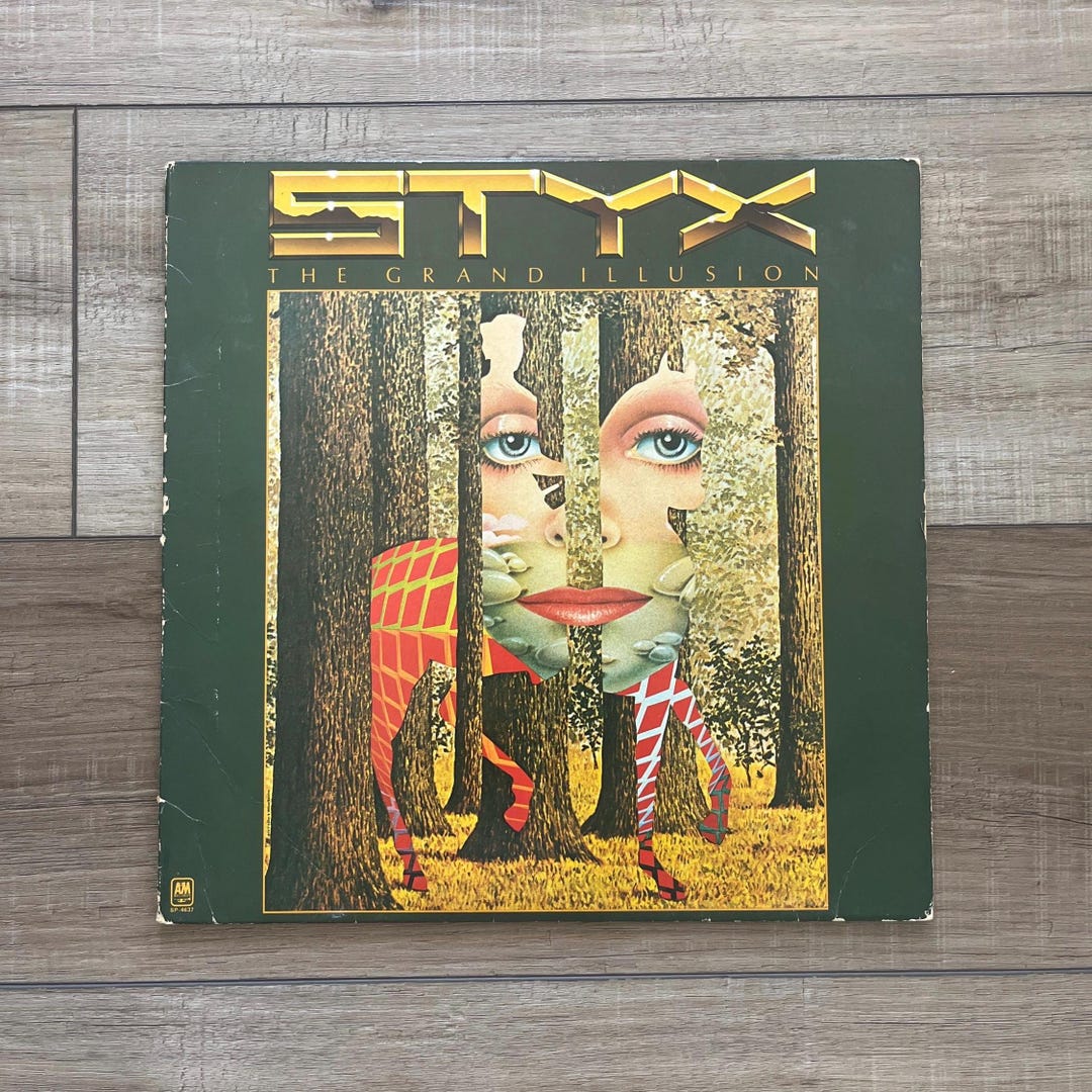 Styx the Grand Illusion Album, 1977 Styx Album, Styx Vinyl, Styx Record ...