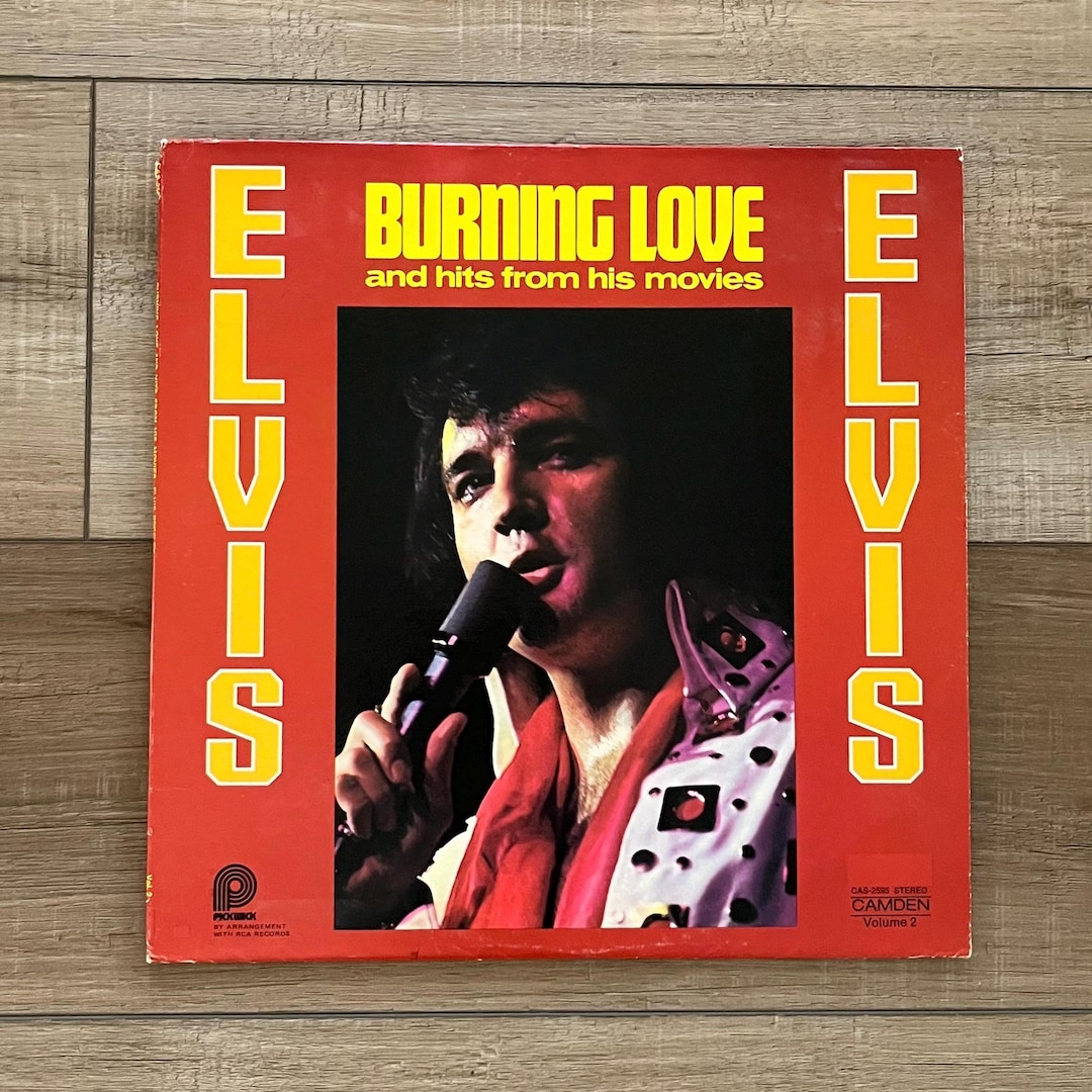 Elvis Burning Love and Hits From His Movies Album, 1972 Elvis Album ...