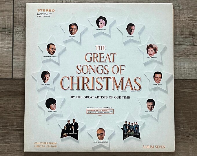 The Great Songs of Christmas Album 7, 1967 Goodyear Album, Vintage ...
