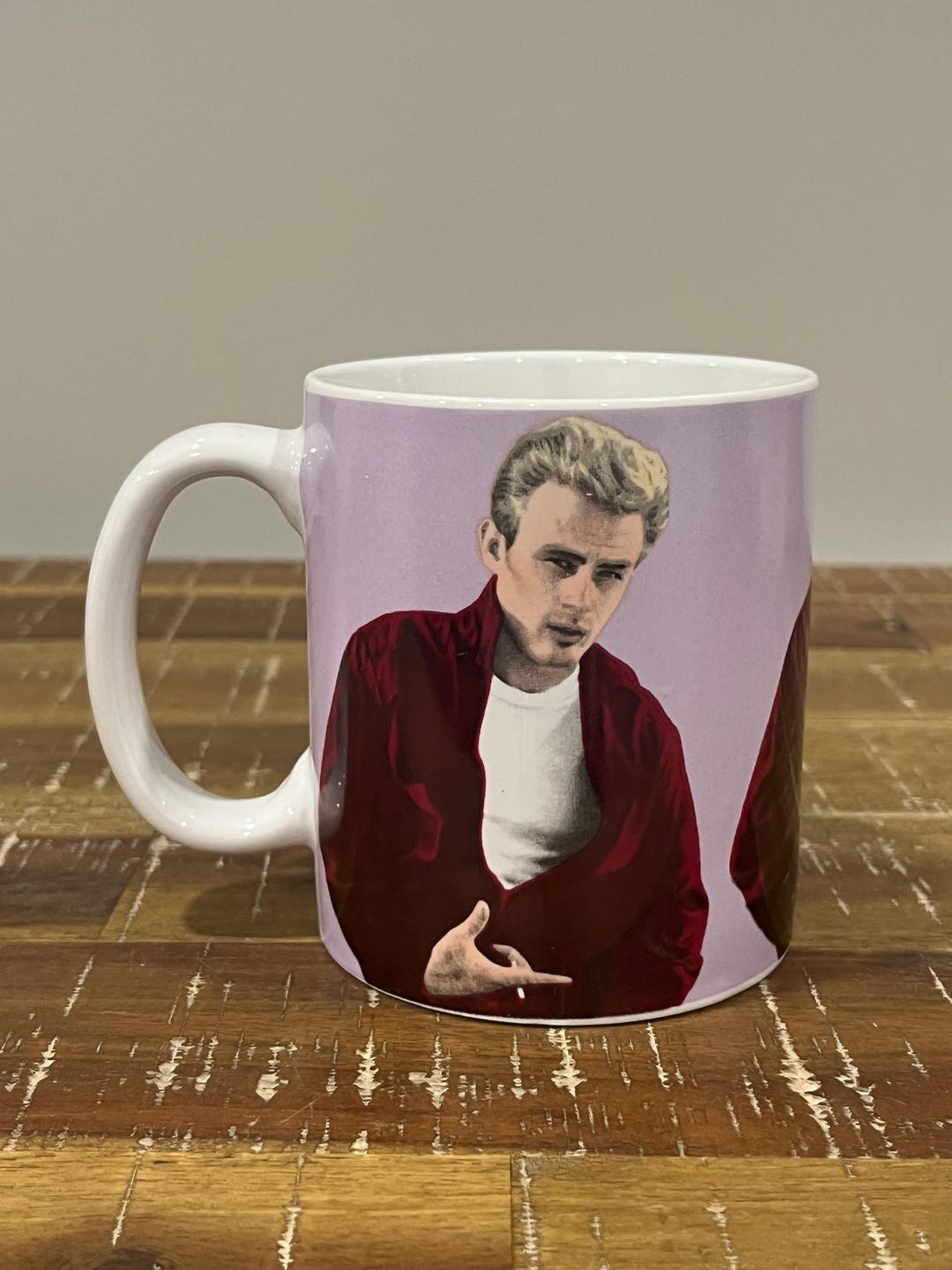 Vintage James Dean Mug, 1986 Mug Clay Art the James Dean Foundation ...