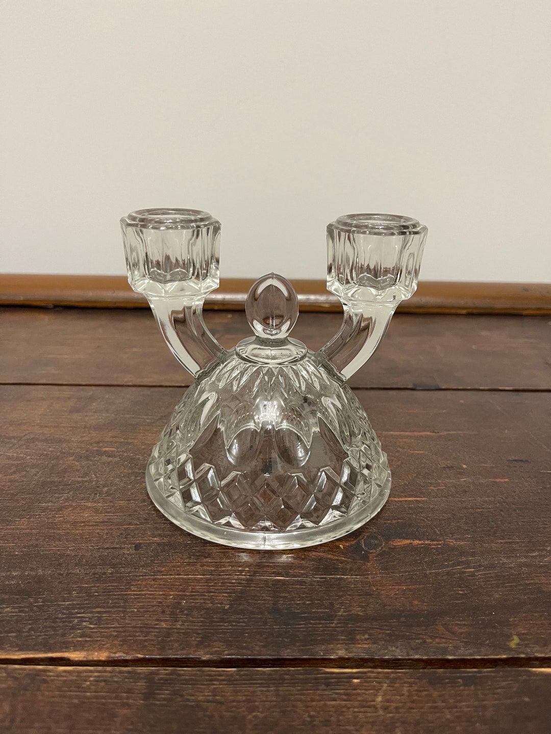 Vintage Imperial Candlestick Holder, Double Arm Candlestick Holder ...