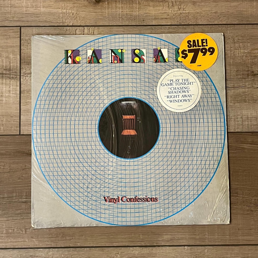 Kansas Vinyl Confessions Album, 1982 Kansas Album, Kansas Vinyl, Kansas ...