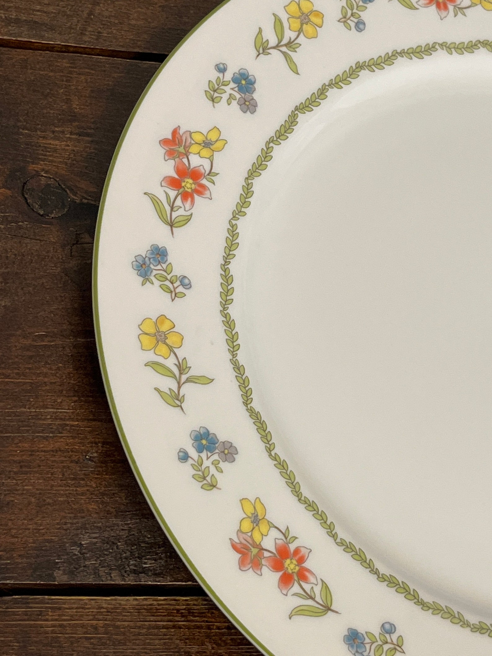 70s Mikasa Holmby Hills Chop Plate, Vintage Floral Platter, Cottage ...
