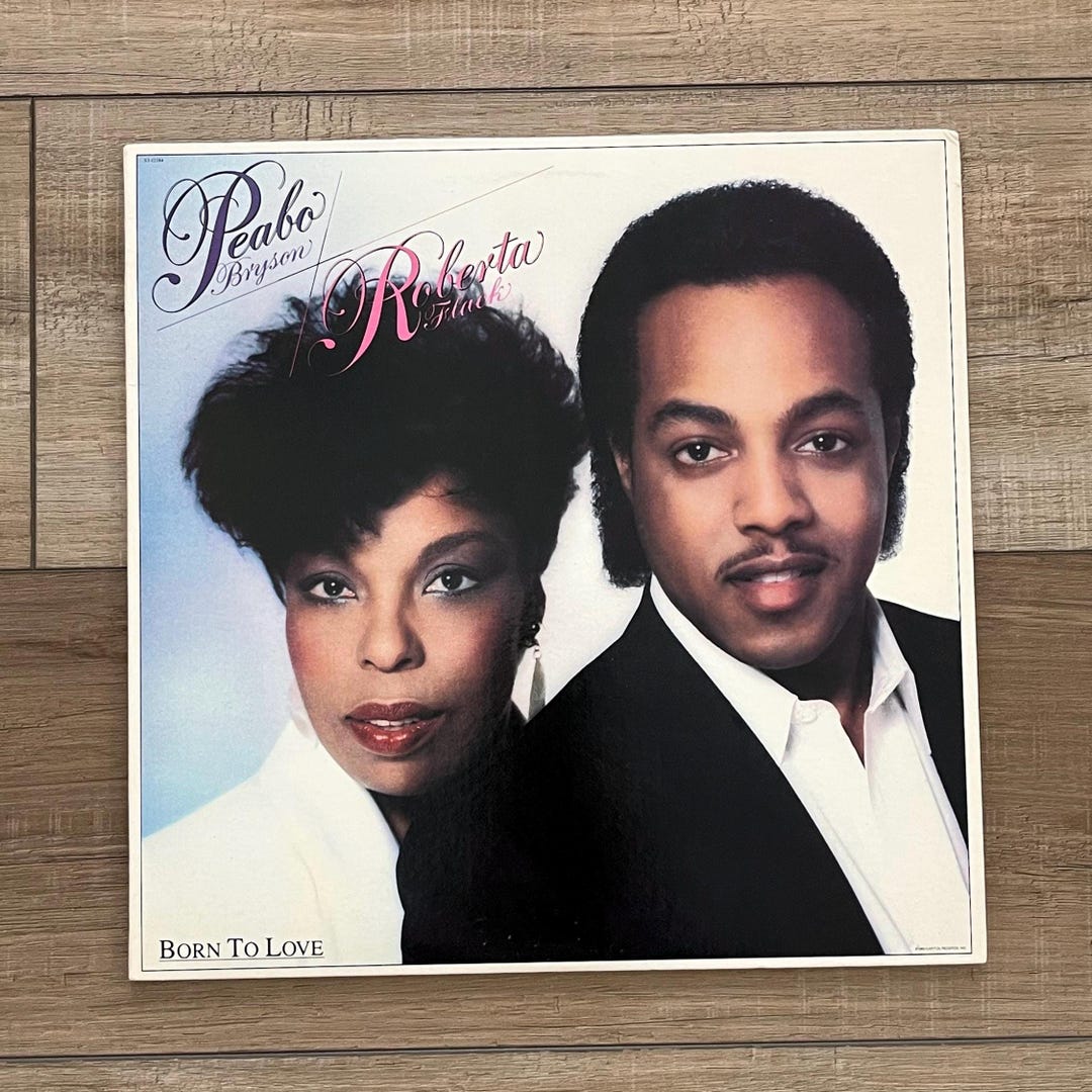 Peabo Bryson Roberta Flack Born to Love Album, 1983 Album, Peabo Bryson ...