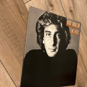 Barry Manilow One Voice Album, 1979 Arista Records, 70s Pop Music ...