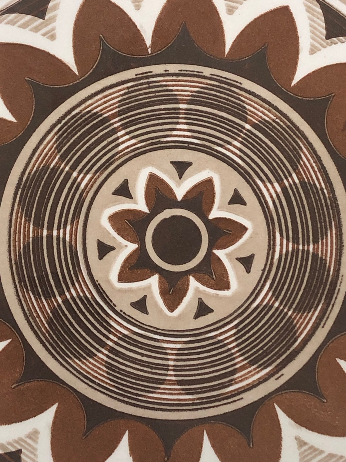 8 Royal China Aztec Omegastone dinner plates boho vintage | Etsy