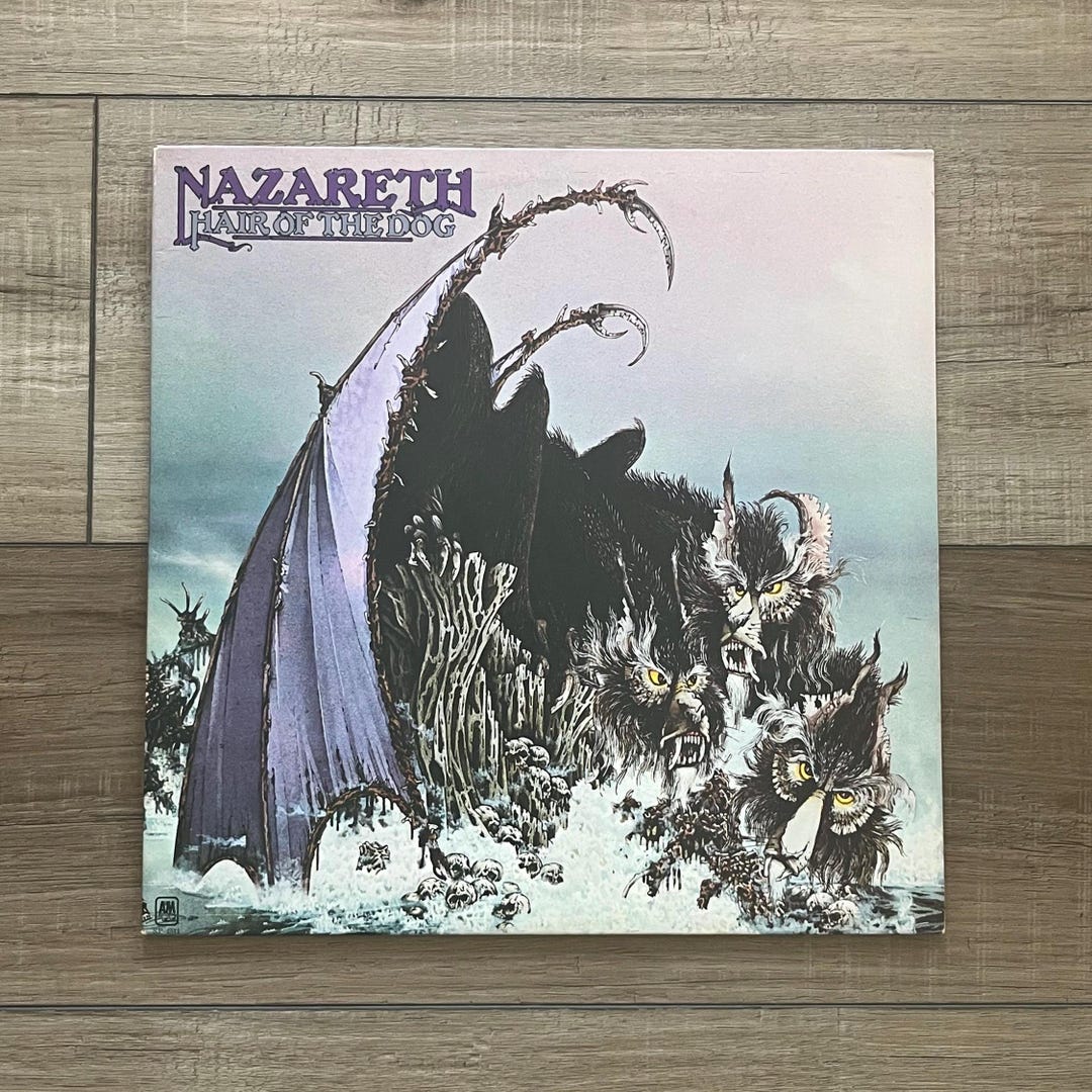 Nazareth Hair of the Dog Album, 1975 Nazareth Album, Nazareth Vinyl ...