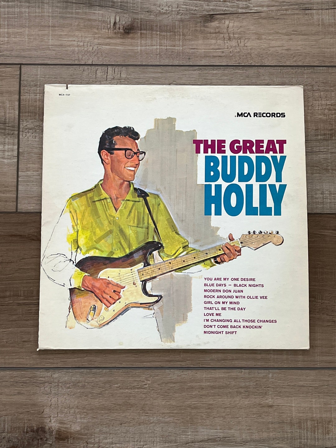 The Great Buddy Holly Album, 1980 Reissue Compilation Album, Thatll Be the Day, Buddy Holly ...