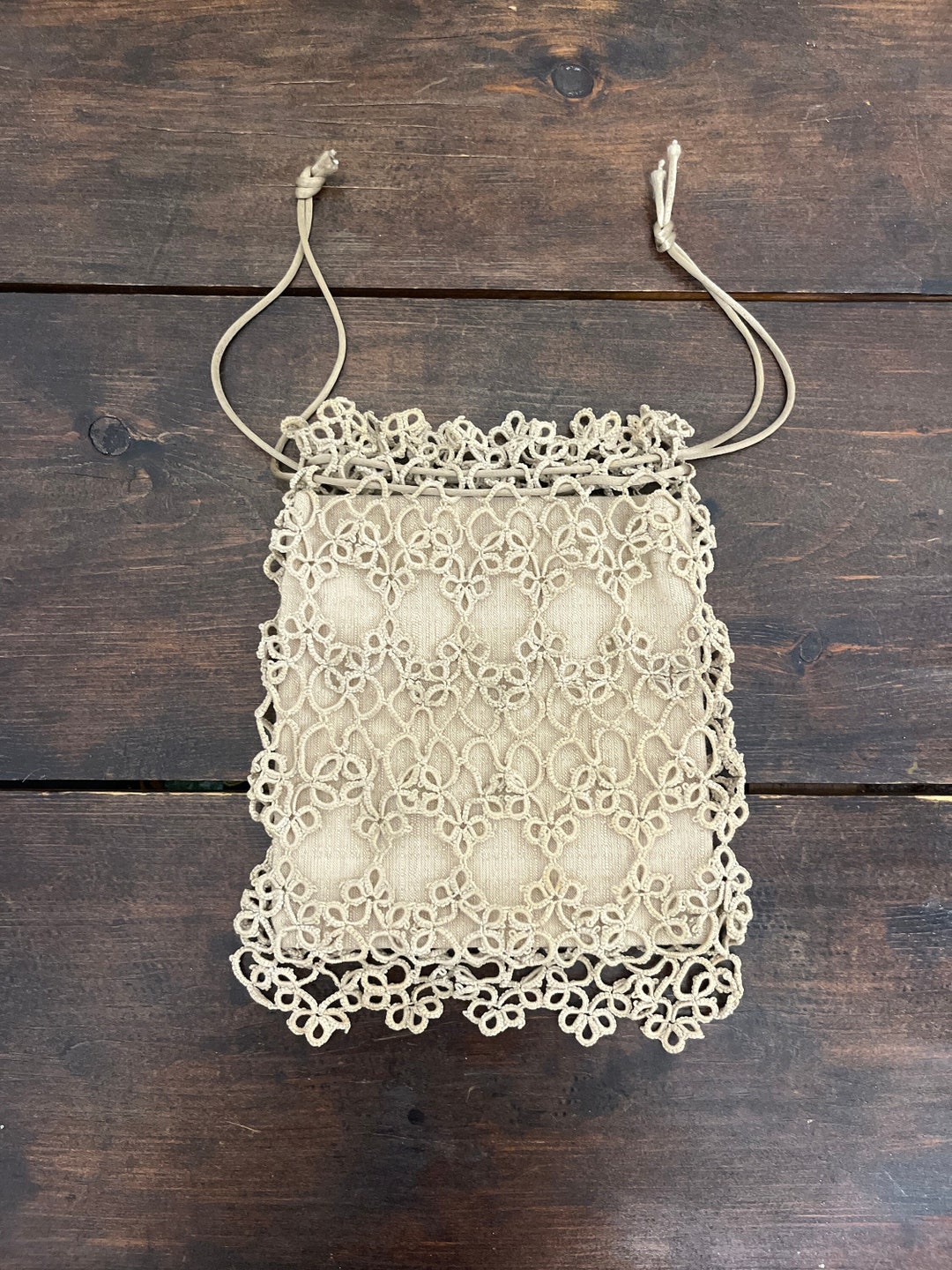 RESERVED M, Antique Tatted Reticule, 1800s Victorian Reticule, Antique ...