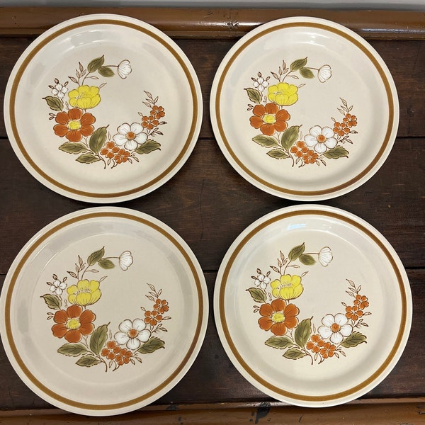 4 Dinner Plates - Etsy