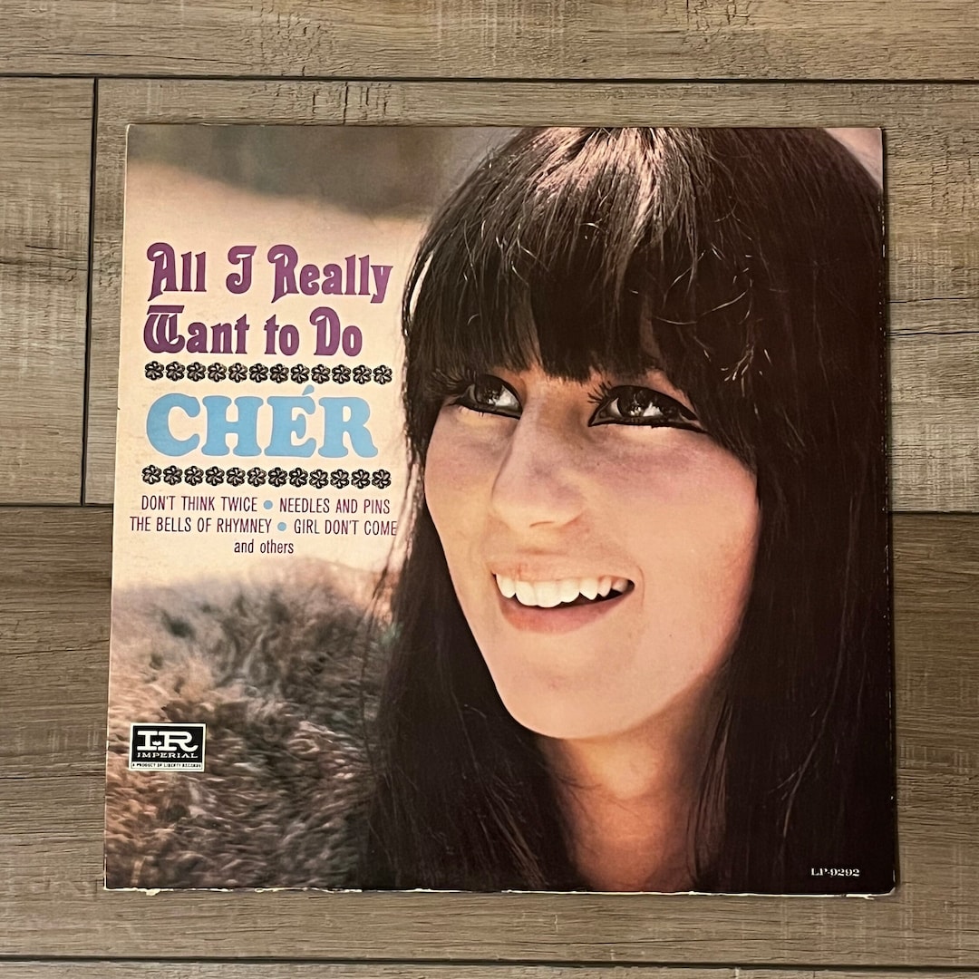 Cher All I Really Want to Do Album, 1965 Cher Album, Cher Debut Album ...