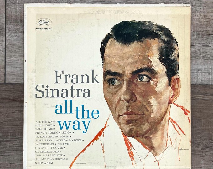 Frank Sinatra All the Way Album, 1961 Frank Sinatra Album, Compilation ...