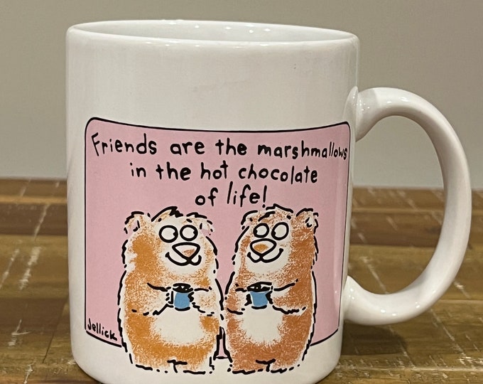 80s 90s Hallmark Friendship Mug, Shoebox Greetings Mug, Friends Are the ...