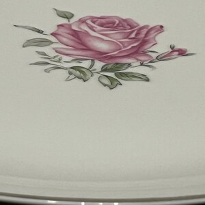 4 Imperial Rose Dinner Plates, Vintage Rose Plates, Cottage Dinner ...
