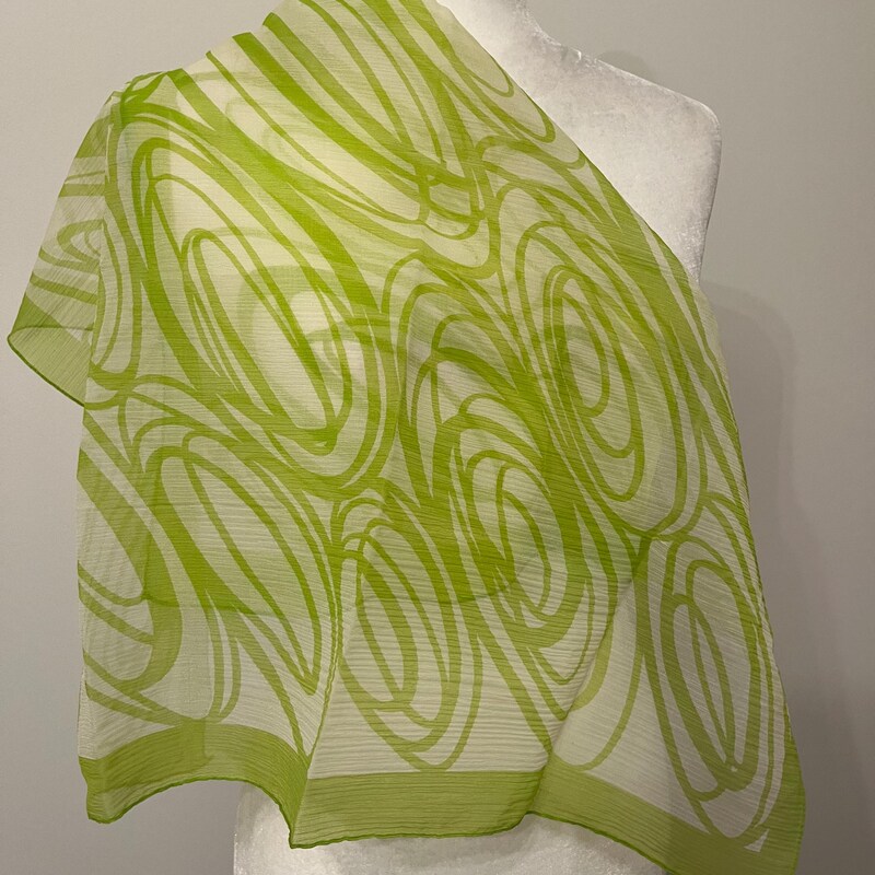 Chartreuse Scarf - Etsy