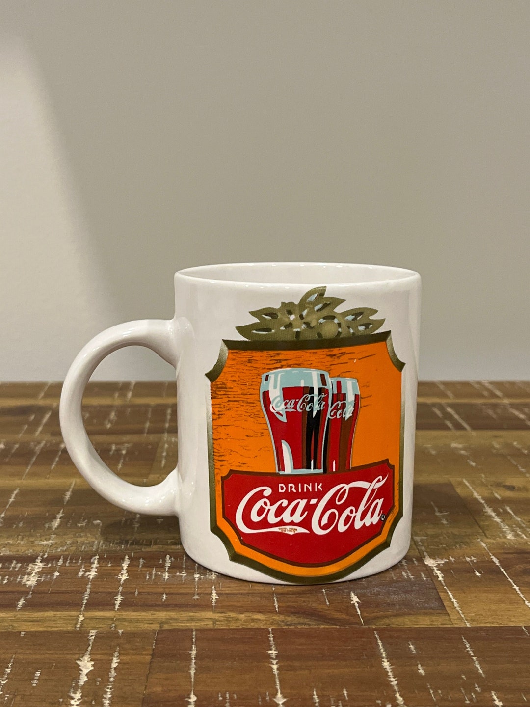 90s Coca Cola Mug, 1996 Gibson Coca-cola Mug, 10oz Novelty Mug, Drink ...