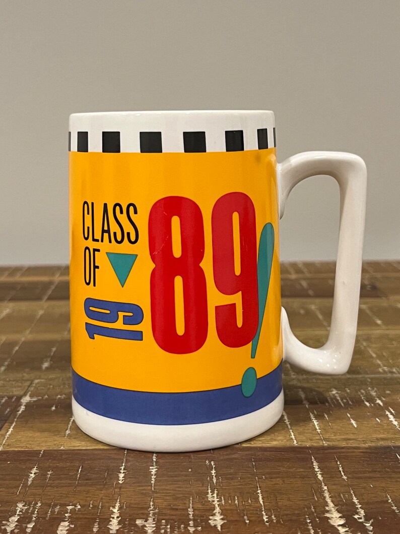 Vintage Class of 1989 Mug, Hallmark Smile Stein ‘89 Graduation Mug ...