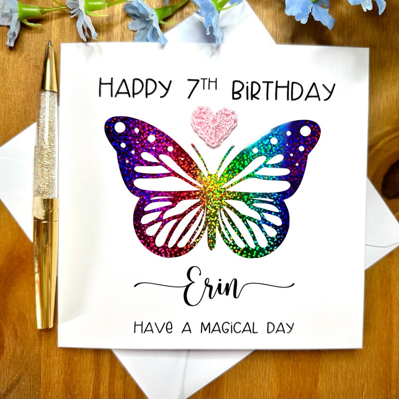 Butterfly Birthday Cards - Etsy