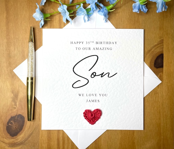 Adult Birthday Cards For Son