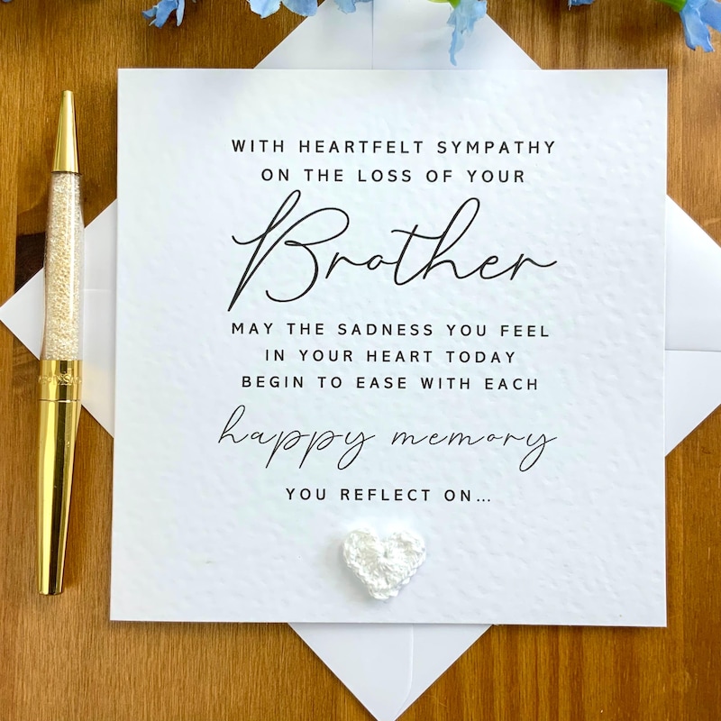 Loss of Brother - Etsy