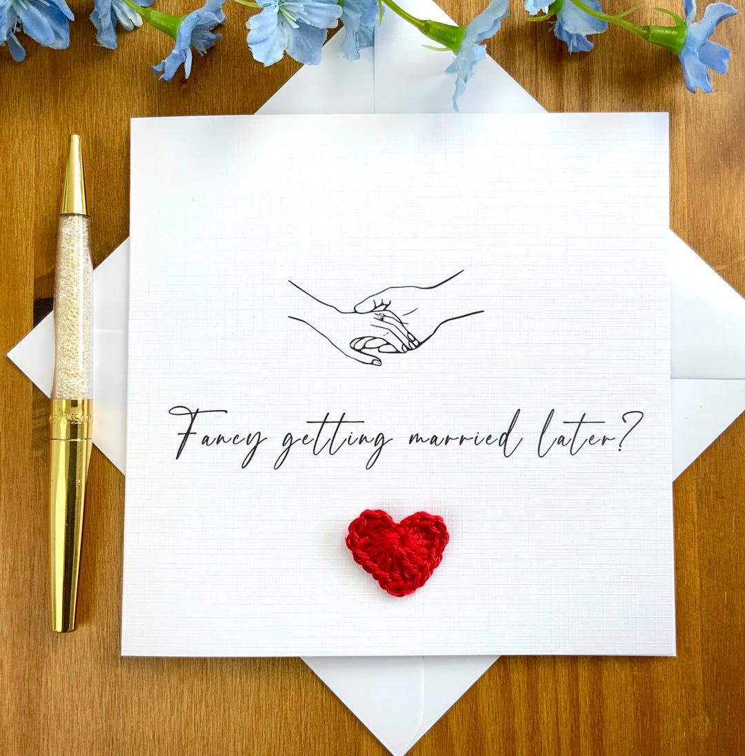 Personalised Wedding Day Card: Dancy Getting Married Later, Crochet ...