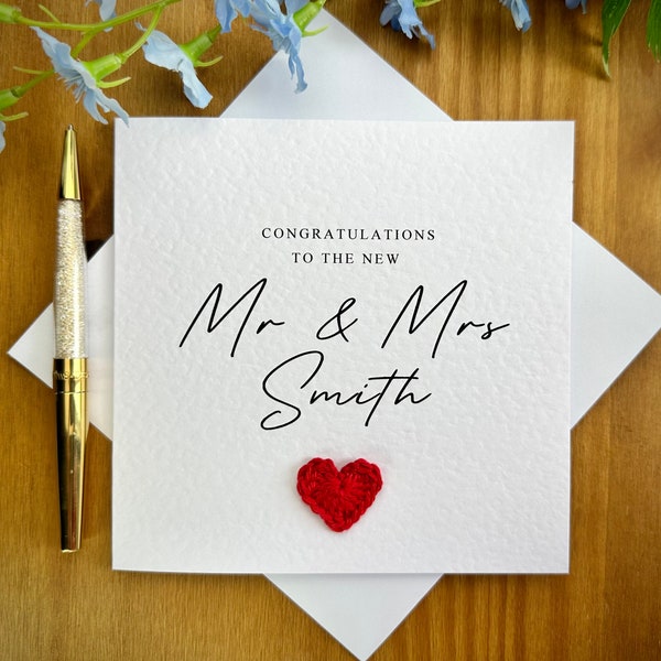 Wedding Card Congratulations - Etsy
