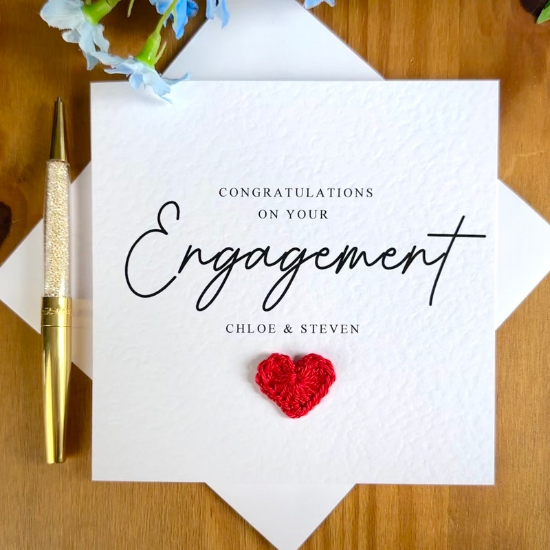 Engagement Cards - Etsy