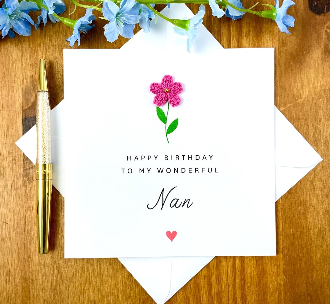 Nan Birthday Card, Nana Birthday Card, Grandma Birthday Card, Nan ...