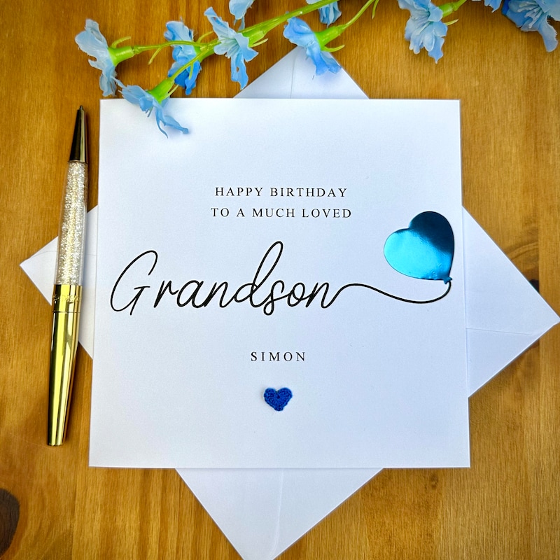 Grandson Birthday Cards - Etsy