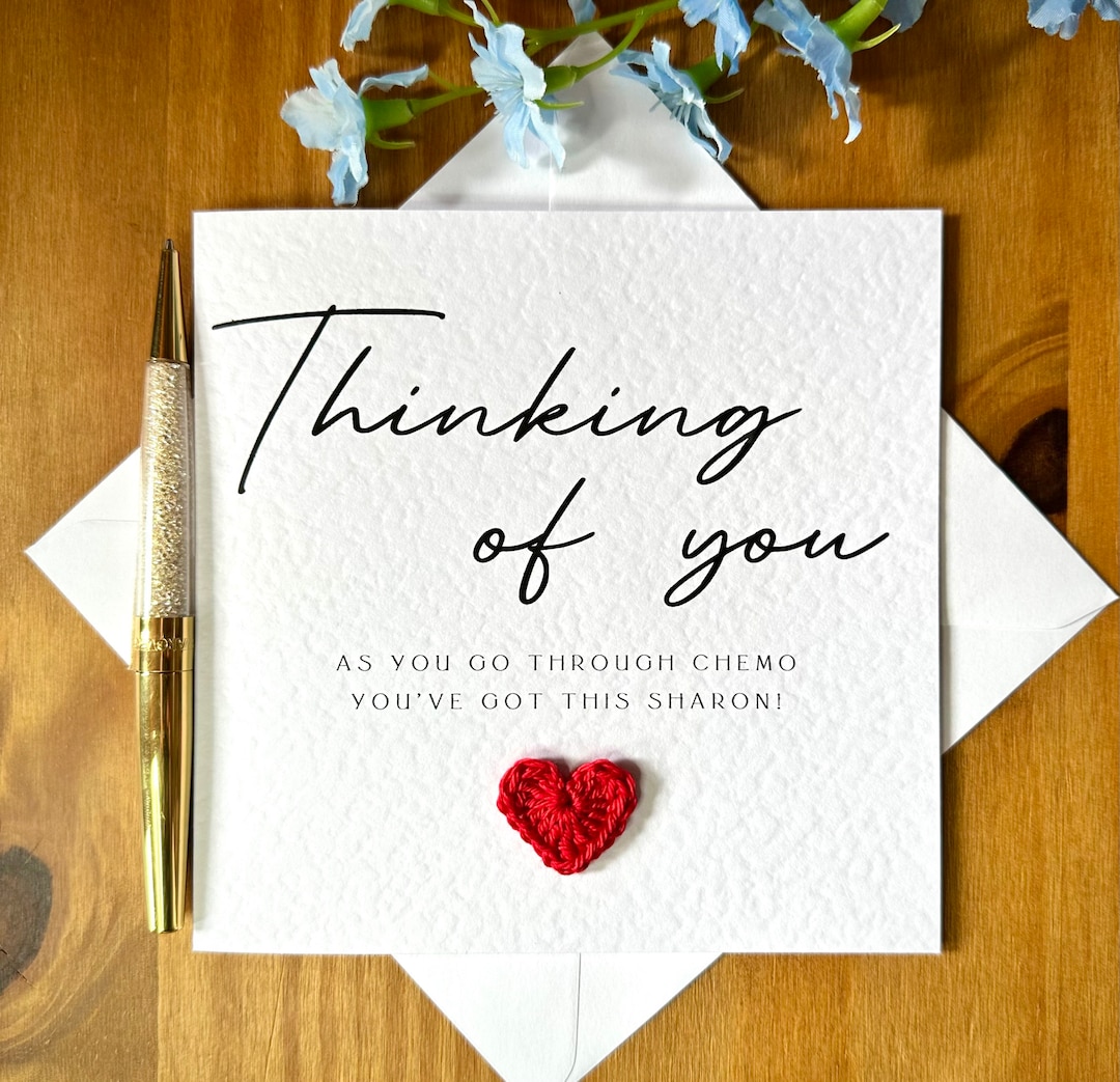 Thinking of You Card Chemo Card, Cancer Treatment Card, Card for Chemo ...